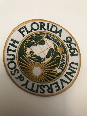 USF University Of South Florida Rare Embroidered Iron On Patch 3" x 3 ...