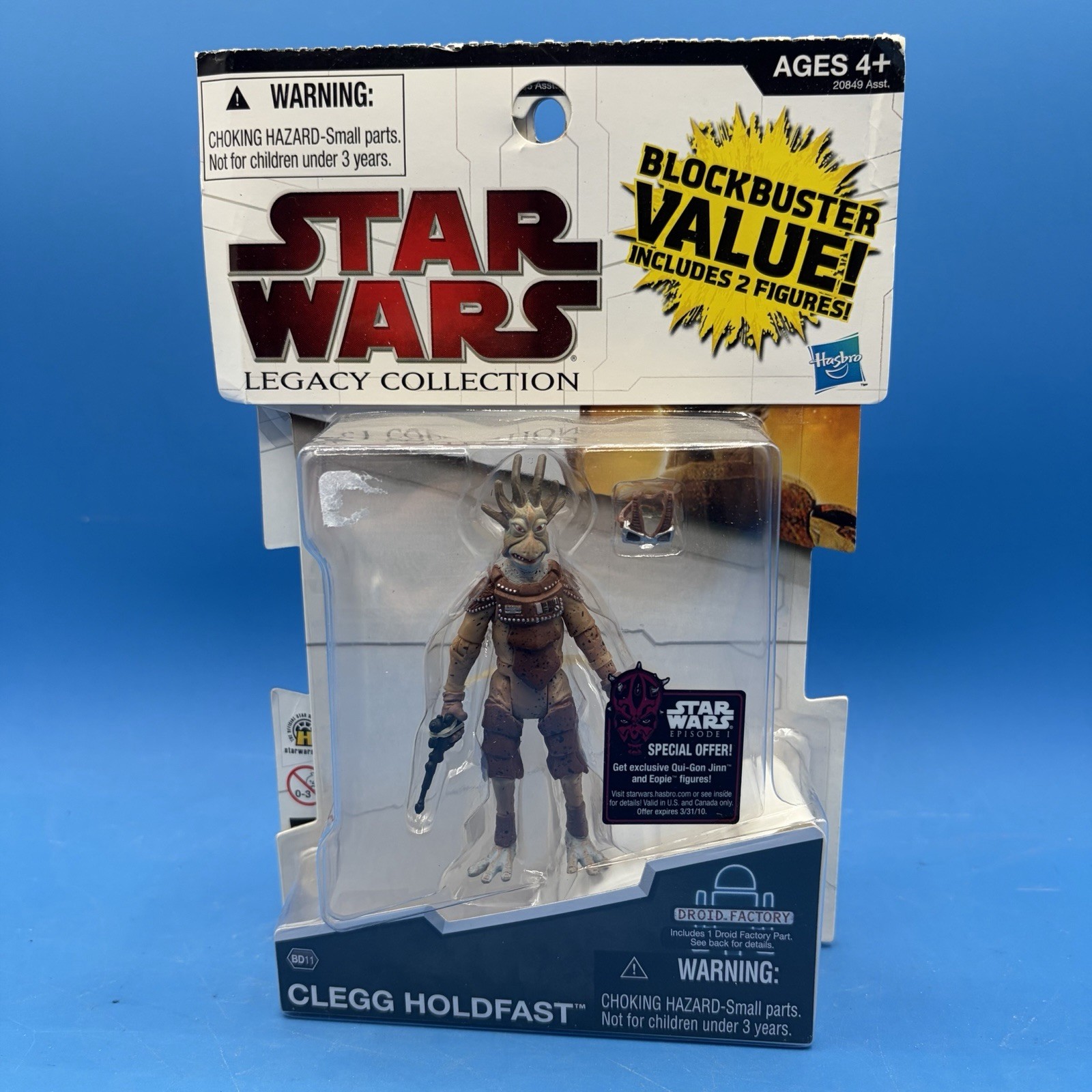 Star Wars Legacy Collection BD04 Jawa and BD11 Clegg Blockbuster Value ...