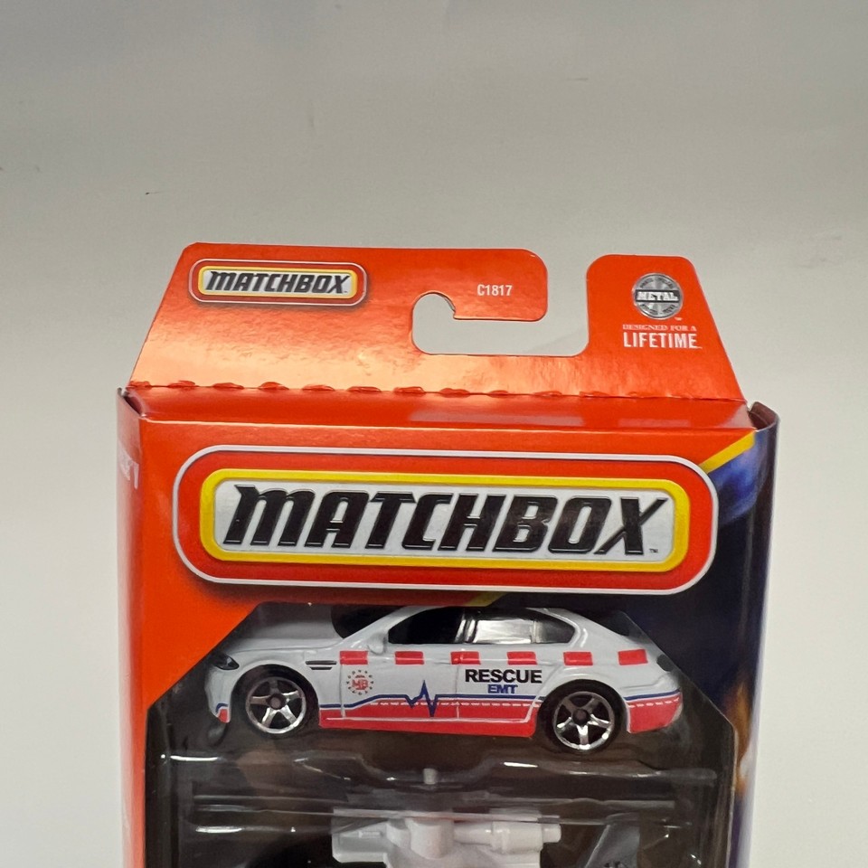 2025 Matchbox Rescue V 5 Pack M5, Capri, Helicopter, Fire Truck and ...