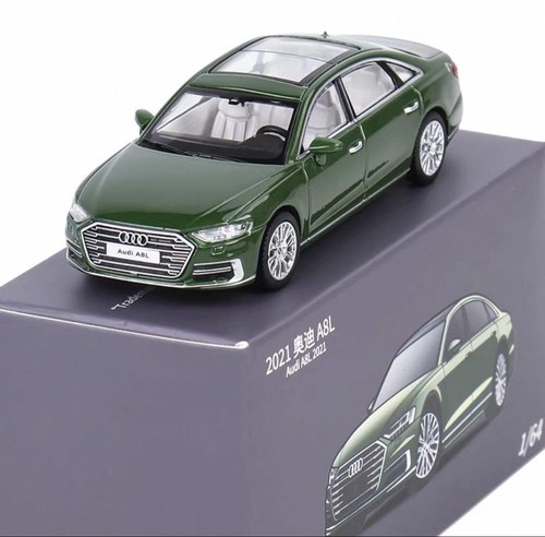 1/64 Audi A8L 2021 Diecast Mini Car, Custom, Compatible with Hot Wheels ...