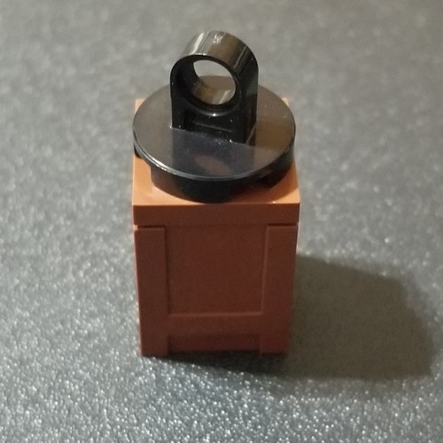 LEGO Box 2x2x2 Crate Reddish Brown Part 61780 w/ Lifting Ring Part ...