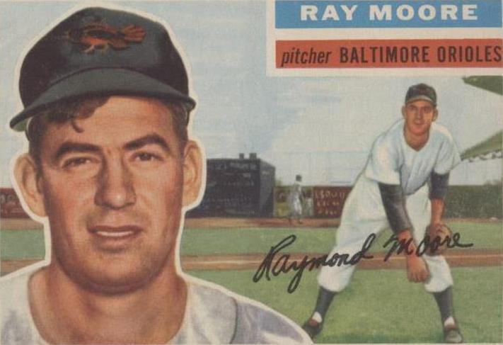 1956 Topps - Ray Moore #43 White Back for sale online | eBay