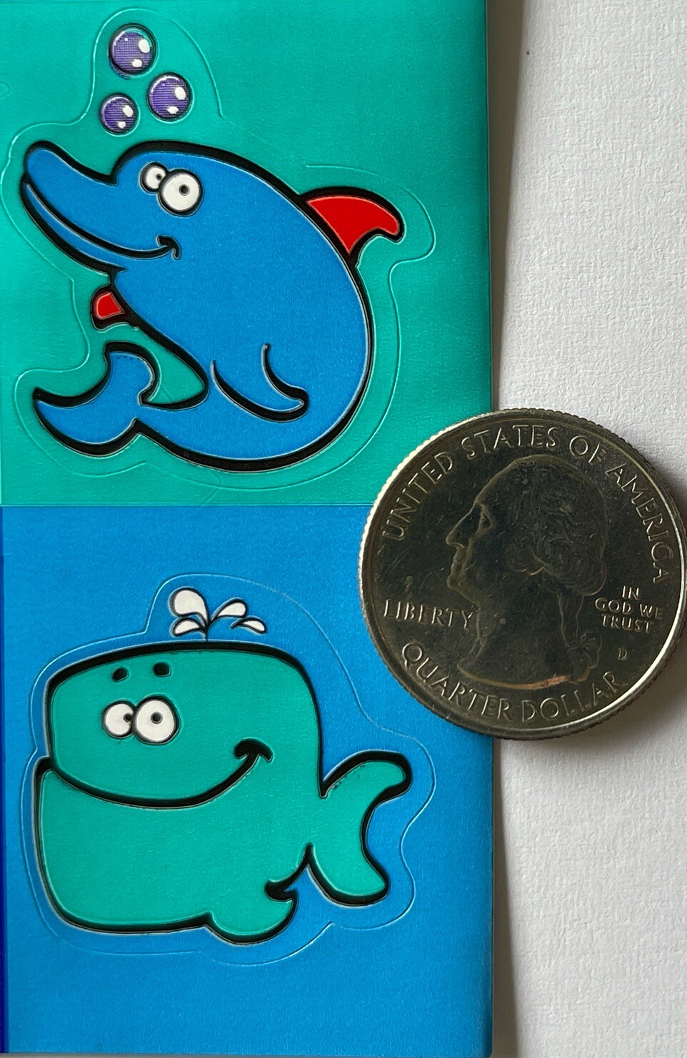 GOOFY SEA ANIMAL Stickers (12pcs)AGC•Children•Kids •Ocean•Fish•Crab ...