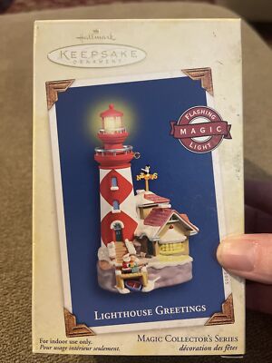 Hallmark Keepsake Ornament Lighthouse Greetings Magic Collector Series ...