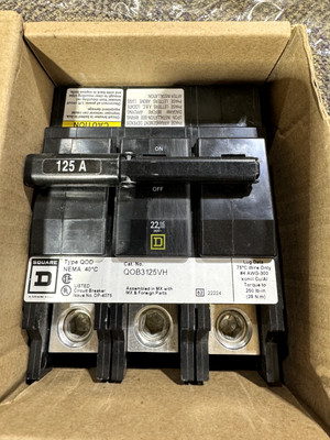 NEW IN BOX SQD QOB2125VH (3P-125A-22K) *SHIPS SAME DAY UPS* | eBay