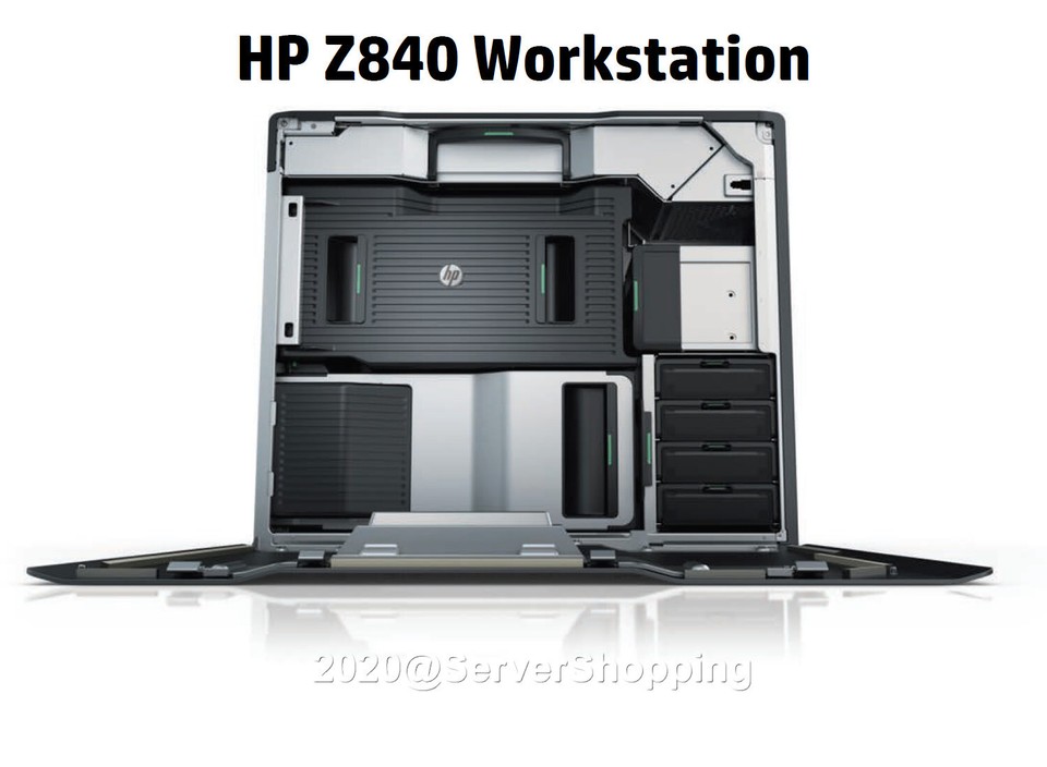 44-CORE HP Z840 2x E5-2699V4 Turbo 3.60GHz 512GB DDR4 2TB NVMe SSD ...