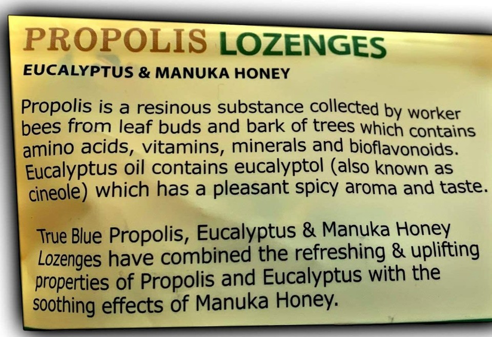 Propolis Lozenges Eucalyptus Manuka Honey Cough Drop 800g Australian ...