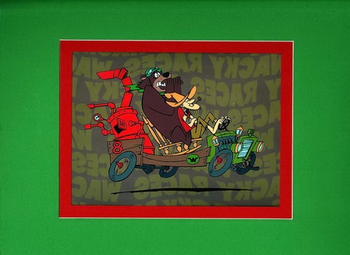 WACKY RACES - ARKANSAS CHUGGABUG PROFESSIONALLY MATTED PRINT Hanna ...
