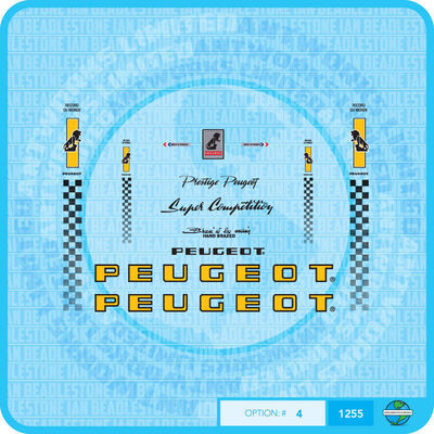 Decals, Stickers - Peugeot Bicycle Decal - Nelo's Cycles