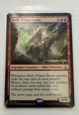 Etali, Primal Storm (RIX) FOIL PRE-RELEASE Rivals of Ixalan #100 NM ...