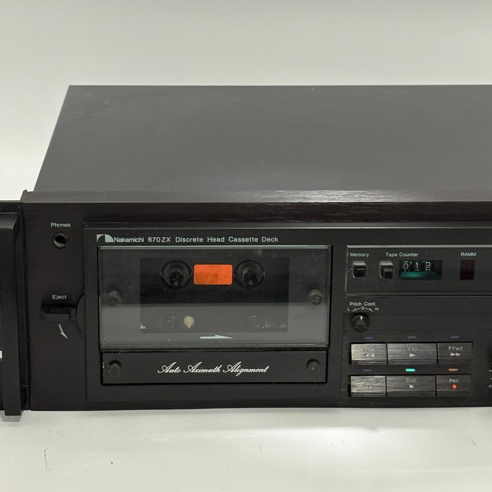 Nakamichi 670ZX 3-head Auto Azimuth Cassette Deck, As-Is | eBay