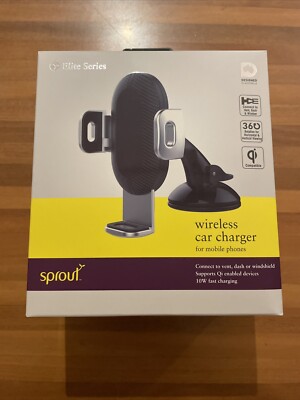 Sprout Wireless Car Charger Silver | eBay