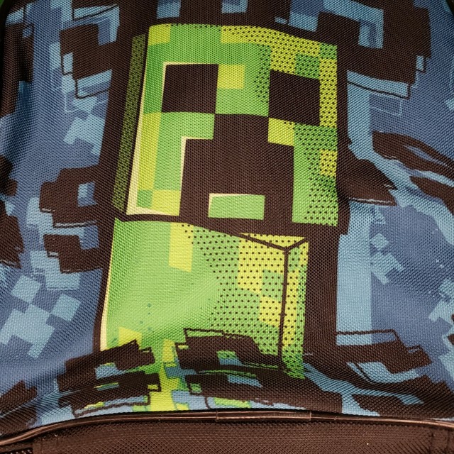 Minecraft Creeper Boom Kids' 17" Backpack with Lunch Bag 5-Piece Set ...