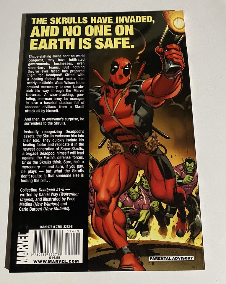 MARVEL COMICS - DEADPOOL Secret Invasion COLLECTED TPB NEW! | eBay