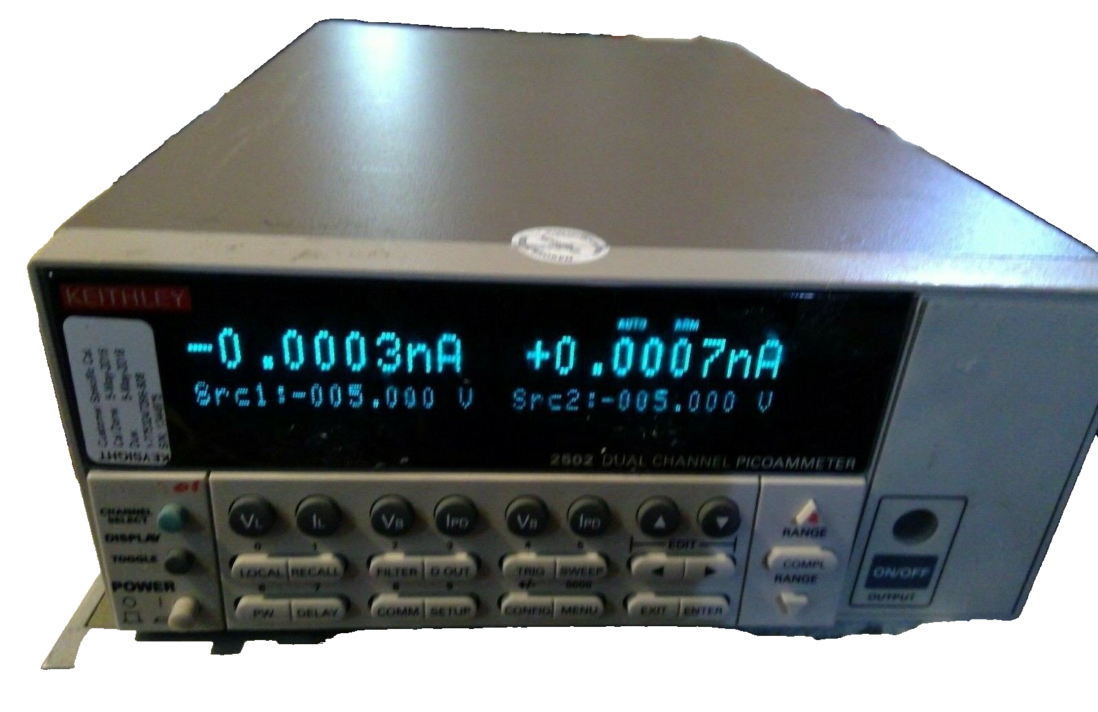 Keithley 2502 Dual Channel Picoammeter Low Current Measurement Silicon ...