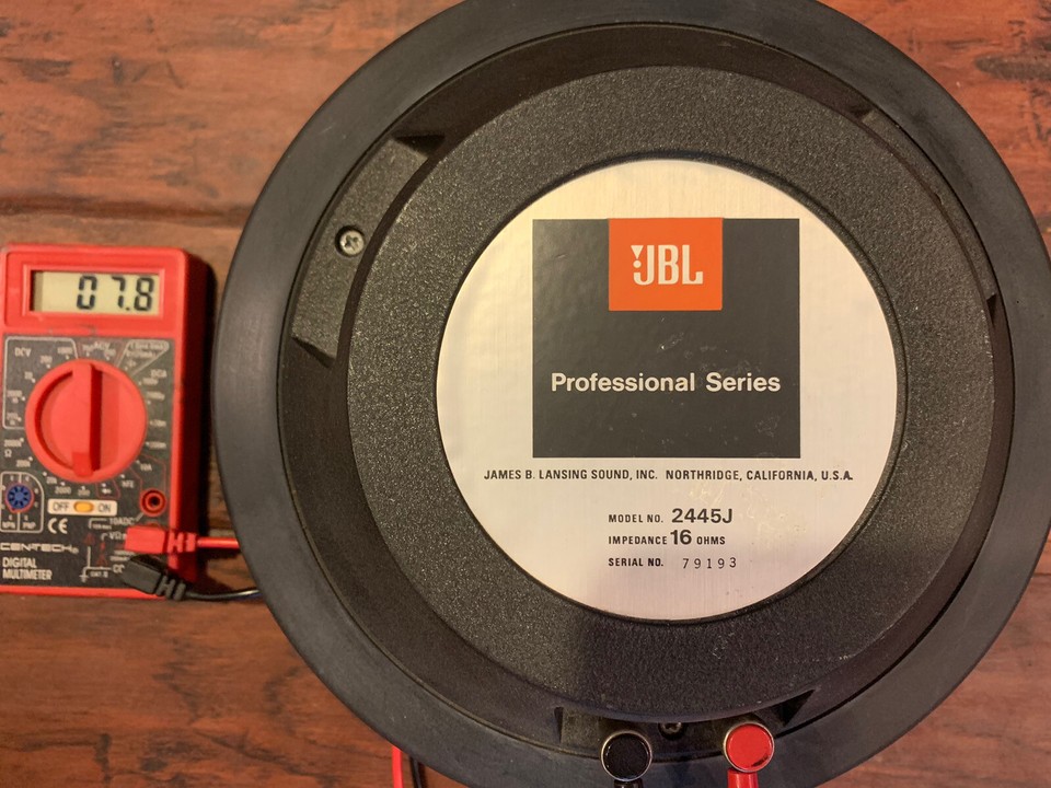 JBL 2445J High Frequency Compression Driver 16 OHM 2445 (#3 of 3) | eBay
