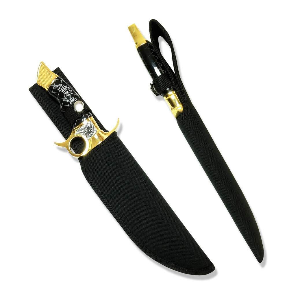 Fantasy Messer Black Widow Bowie mit Edelstahlklinge und Nylon ...