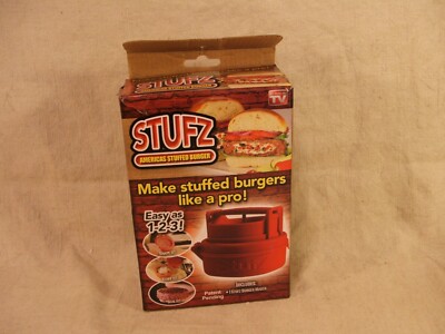 Stufz Stuffed Burger Press Hamburger Maker As Seen On TV Cooking ...