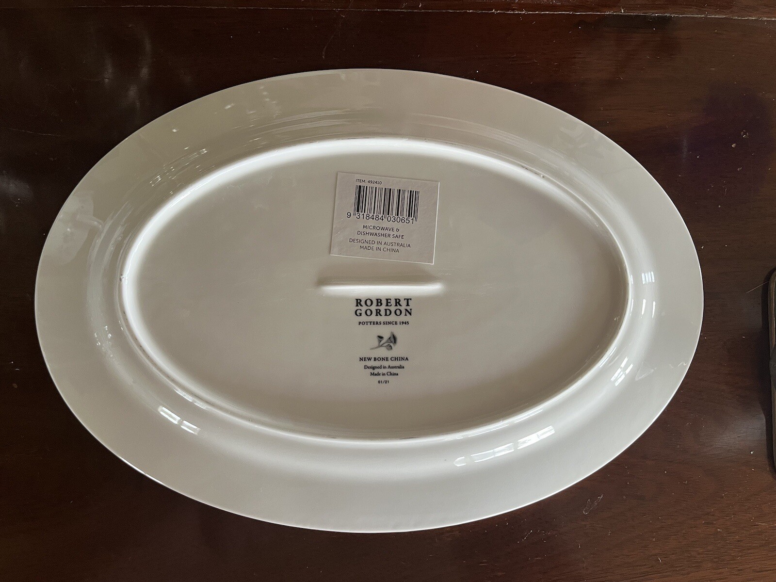 ROBERT GORDON - New MATILDA WHITE BONE CHINA OVAL PLATTER | eBay