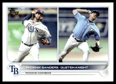 2022 Topps Update #US172 Phoenix Sanders/Dusten Knight Tampa Bay Rays ...