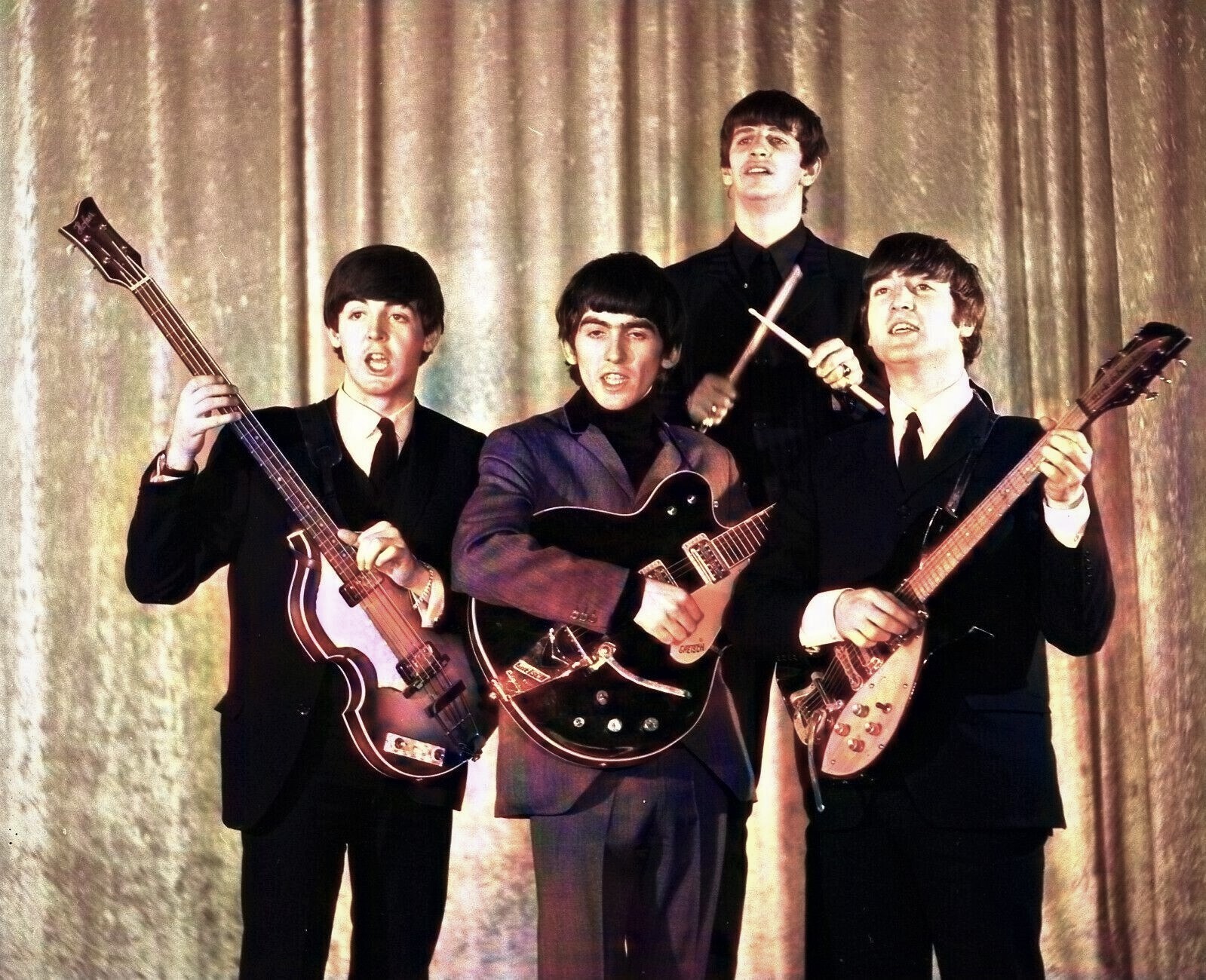 The Beatles Ed Sullivan In Color
