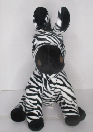 Wild Republic Zebra Plush Sitting Stuffed Animal 12" Tall Toy | eBay