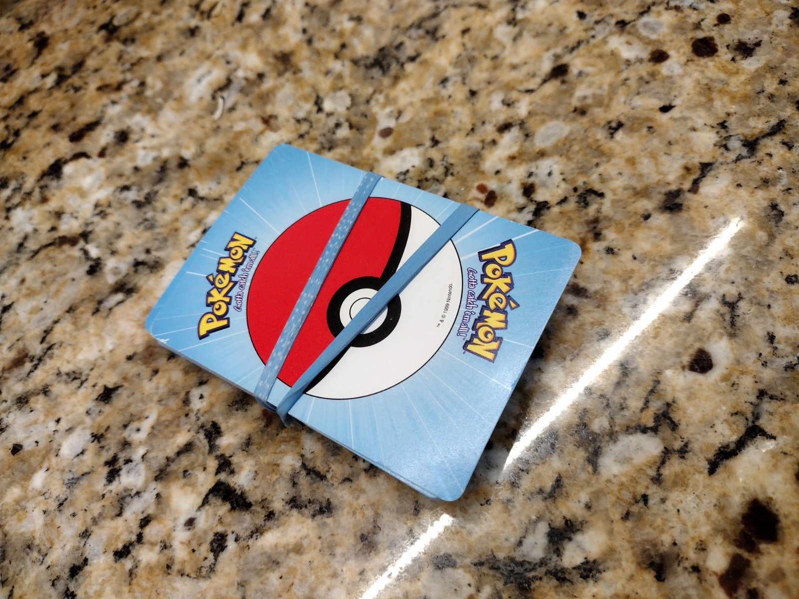 Vintage 1999 Pokemon Playing Cards BLUE & RED Full 54 Card Decks