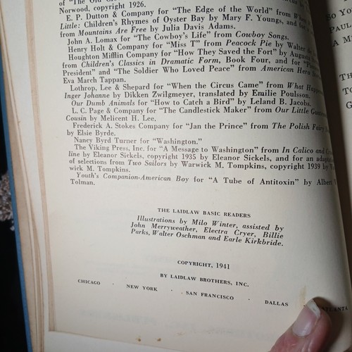 The Laidlaw Basic Readers Book Six 1941 Teachers Edition Ex. Cond ...