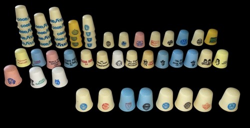 Vintage Advertising Thimbles Lot Of 54! Auto/Movie/TV Stars & More | eBay