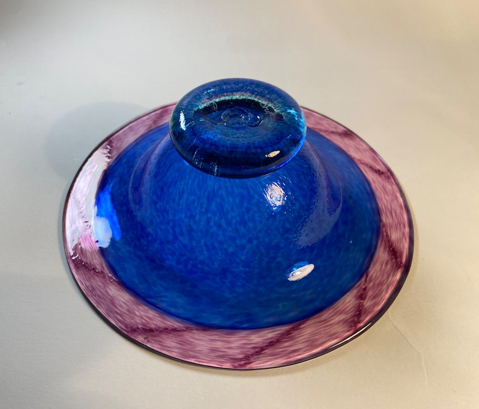 Melting Pot Glassworks Robin Smith & Jeff Walker Signed Glass Bowl ...