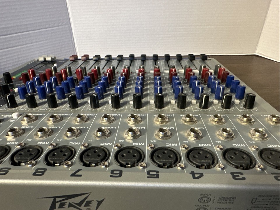 Audio Mixer Desk USB Interface PEAVEY PV14 14 Channel Music Studio ...