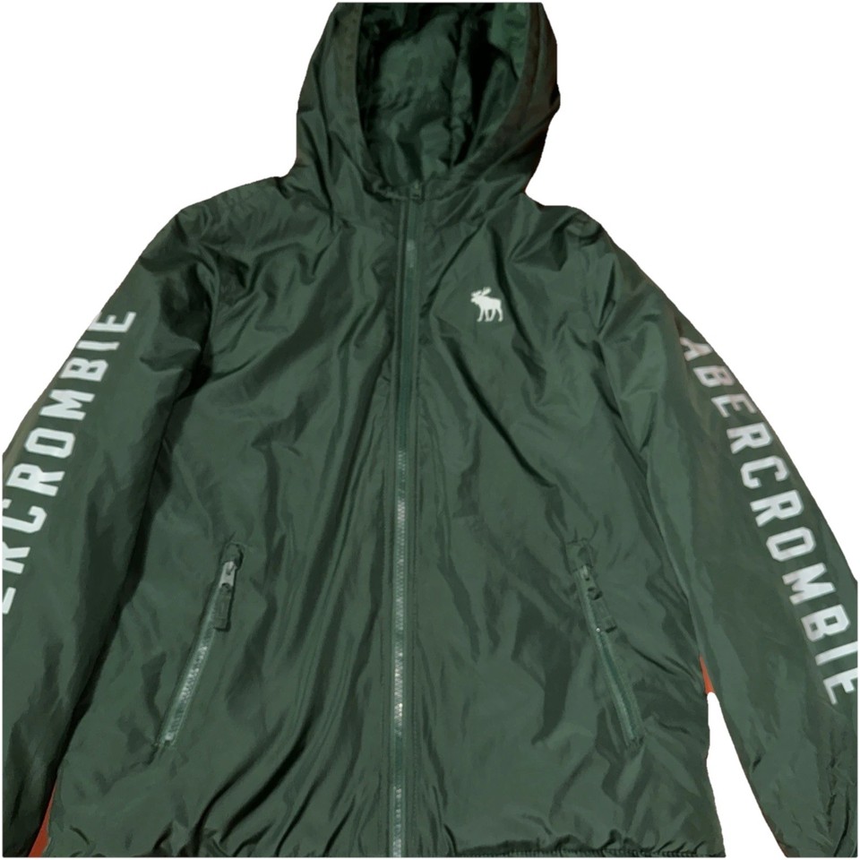 Abercrombie Puffer Green Jacket Kids 15 /16 | eBay