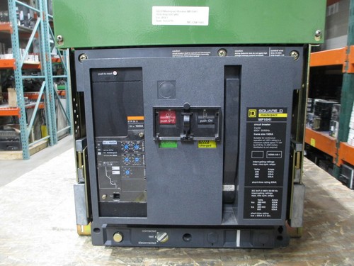 Sq D MP16H1 Masterpact Breaker 1600A 3P 600V EO/DO STR58U W/ LSI Used E ...