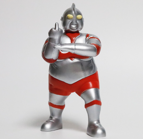 Cute Fat Ultraman Retired Playful Mini Figurines Statue Model Ornament ...