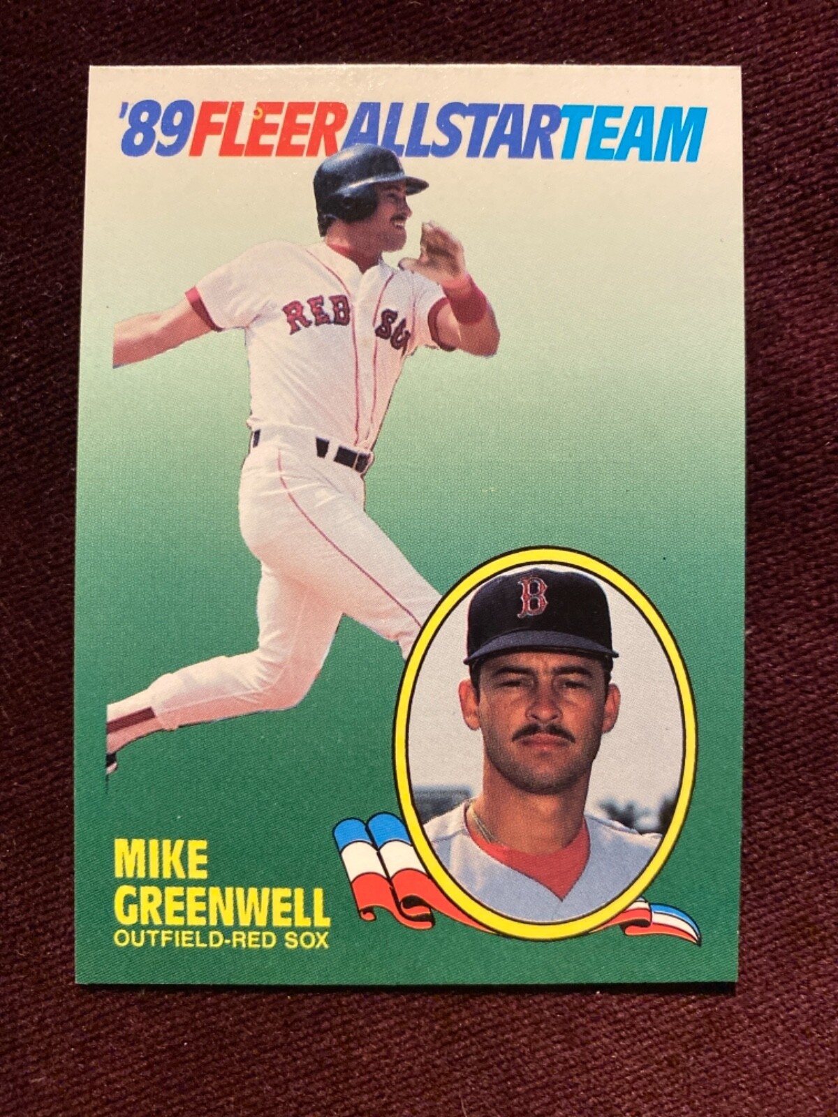 1989 Fleer All Star Team #6 Red Sox Mike Greenwell Baseball Card | eBay
