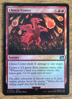 MTG Final Fantasy, Choco-Comet - Foil | eBay