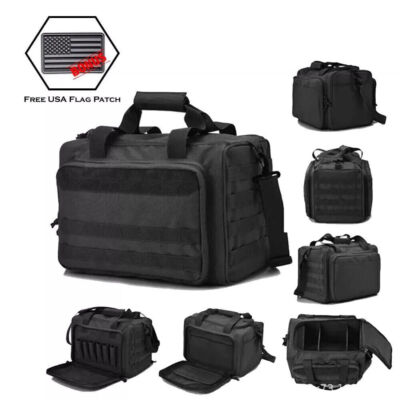Large Gun Range Bag Tactical Firearm Pistol Shooting Hunting Range ...