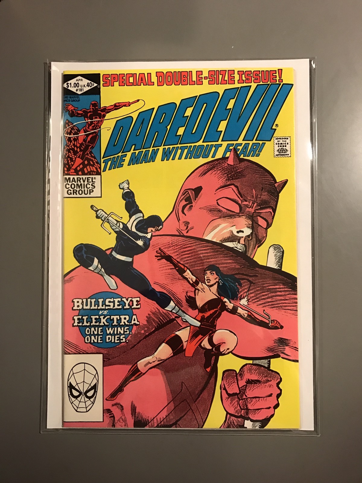 Daredevil # 181 Death of Elektra VF/NM Marvel Comic Book 1982 Frank ...