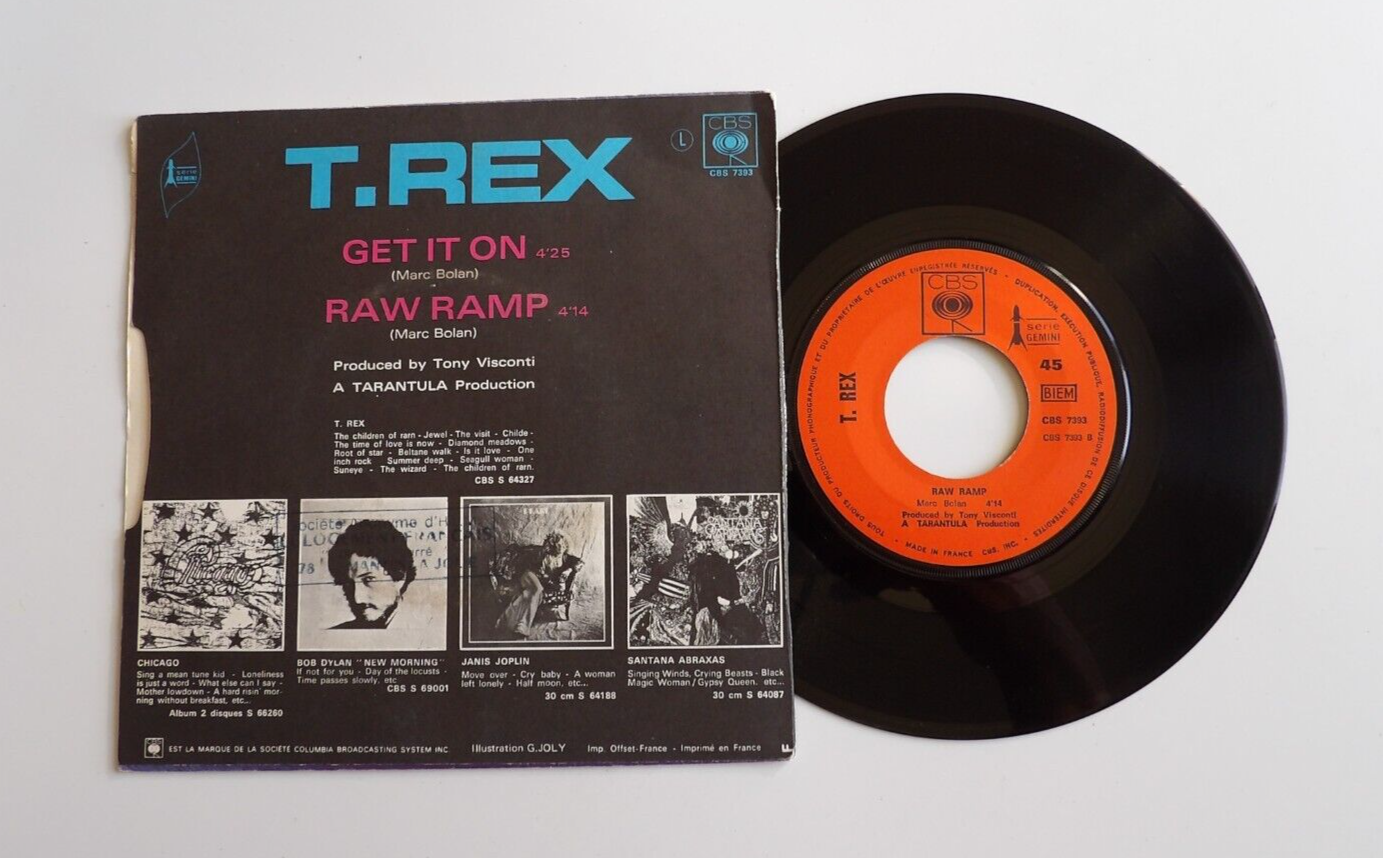 45 TOURS T.REX GET IT ON | eBay