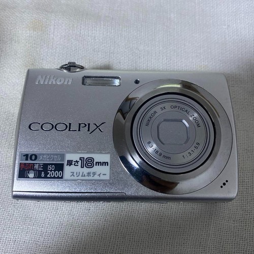 Nikon COOLPIX S220 Silver Digital Camera 10.0MP 3x Optical Zoom From ...