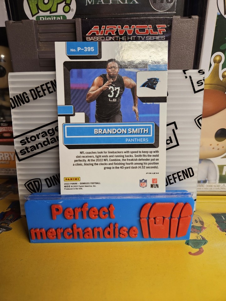 BRANDON SMITH Panthers 2022 Donruss OPTIC PREVIEW SILVER PRIZM #P-395 ...