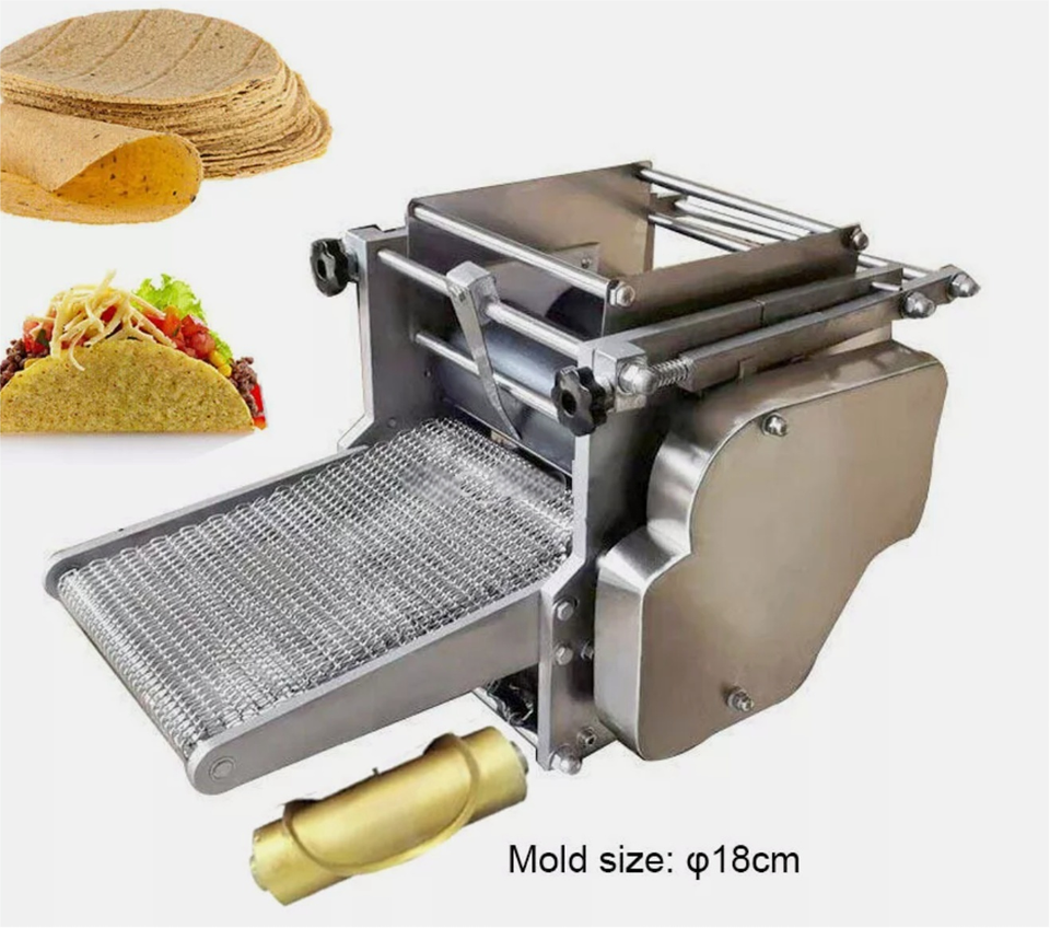 Commercial Corn Tortilla Making Machine Tacos Maker Automatic Chapatti ...