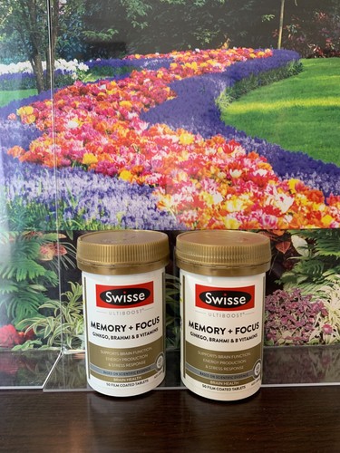 Swisse Ultiboost Memory + Focus Ginkgo, Brahmi & B Vitamins 50 Tabs | eBay
