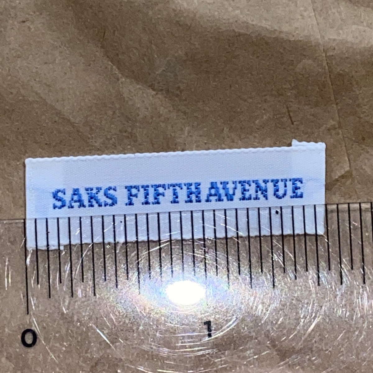 Saks Fifth Avenue Label