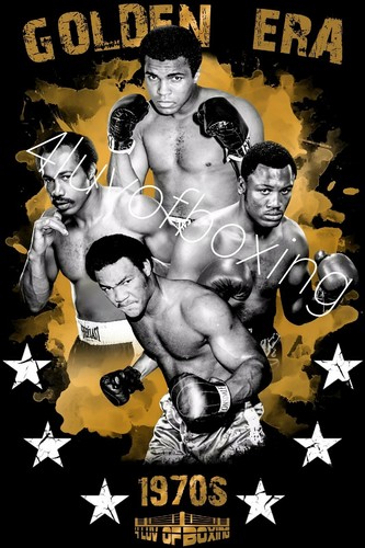 Golden Era Boxing 4LUVofBOXING new Poster Ali Foreman Frazier Norton | eBay