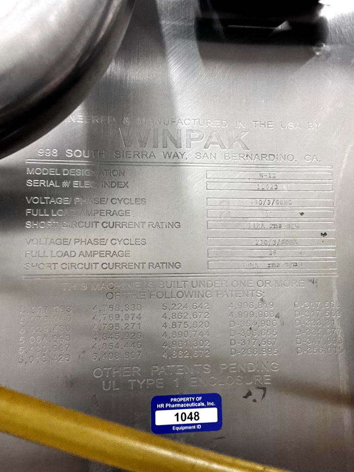 Winpak W-12. Vertical Form, Fill, and Seal Pouch | eBay