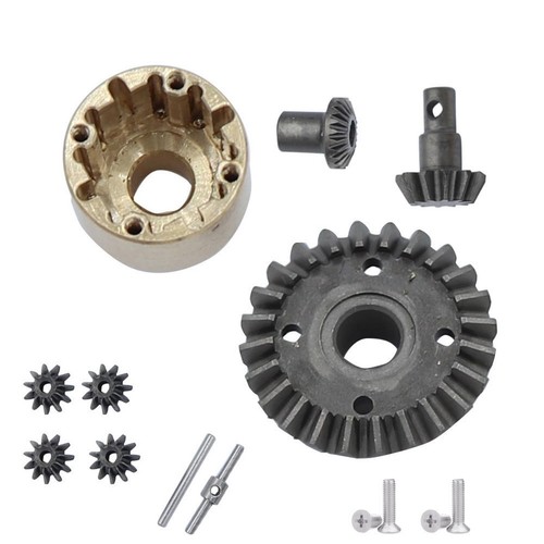 Upgrade Metal Wheel Differential Gear Case Kit For FMS 1/24 FCX24 RC ...