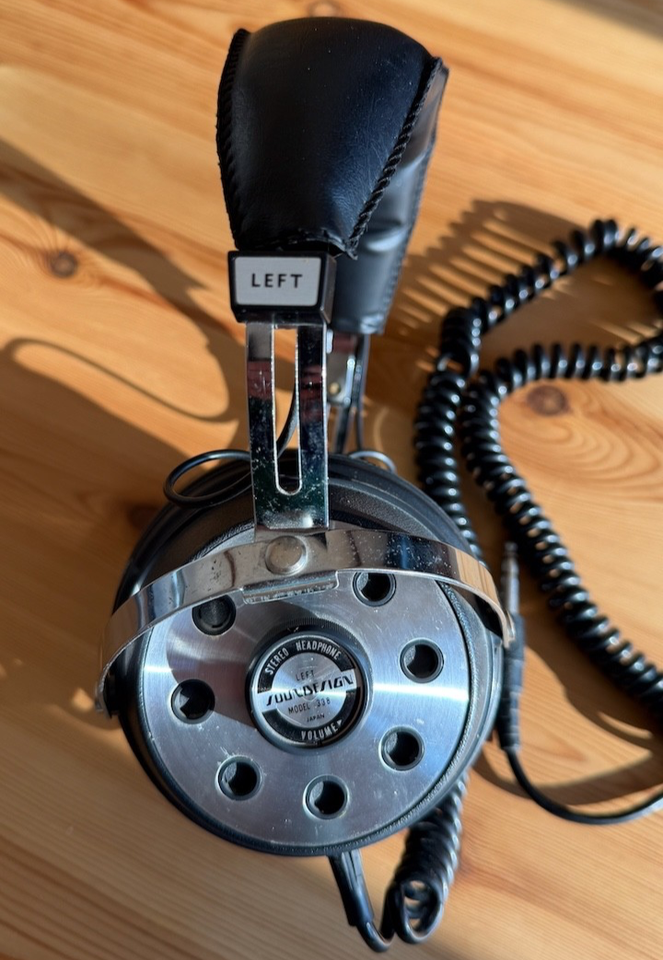 Soundesign Model 338 Stereo Headphones Vintage Made in Japan 1/4 ...