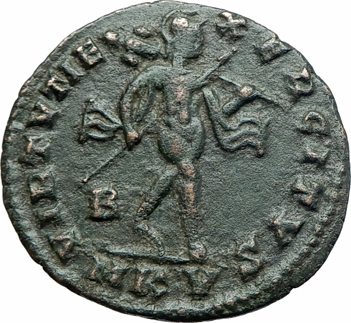 GALERIUS 309AD Cyzicus Authentic Genuine Ancient Roman Coin MARS Trophy ...