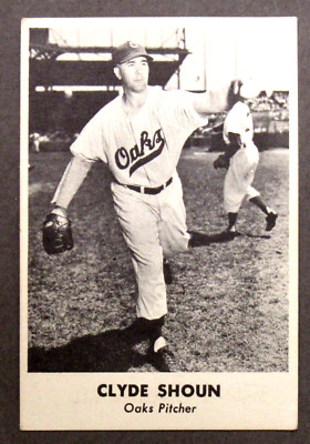 1950 Remar Bread CLYDE SHOUN Oakland Oaks PCL baseball card | eBay